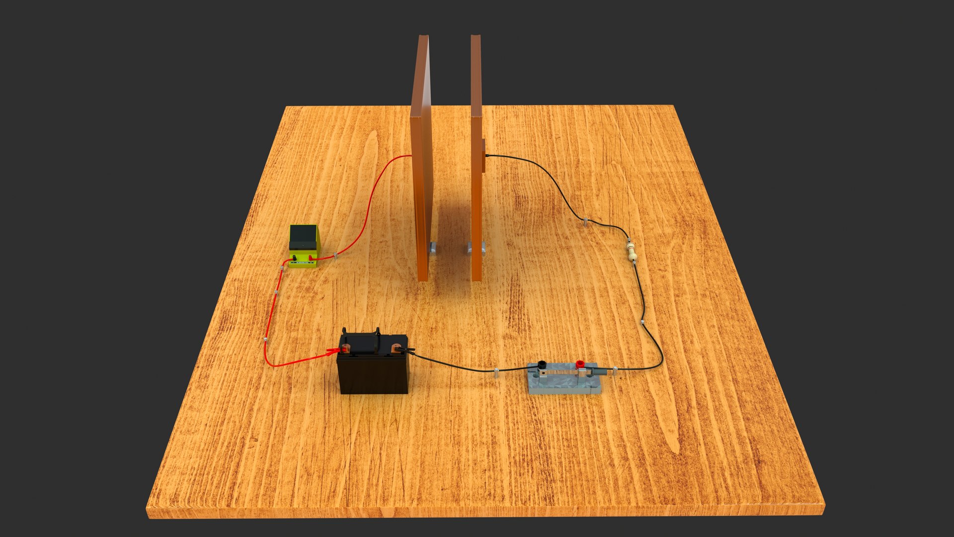 3D Charging And Discharging Of Capacitor - TurboSquid 2185633