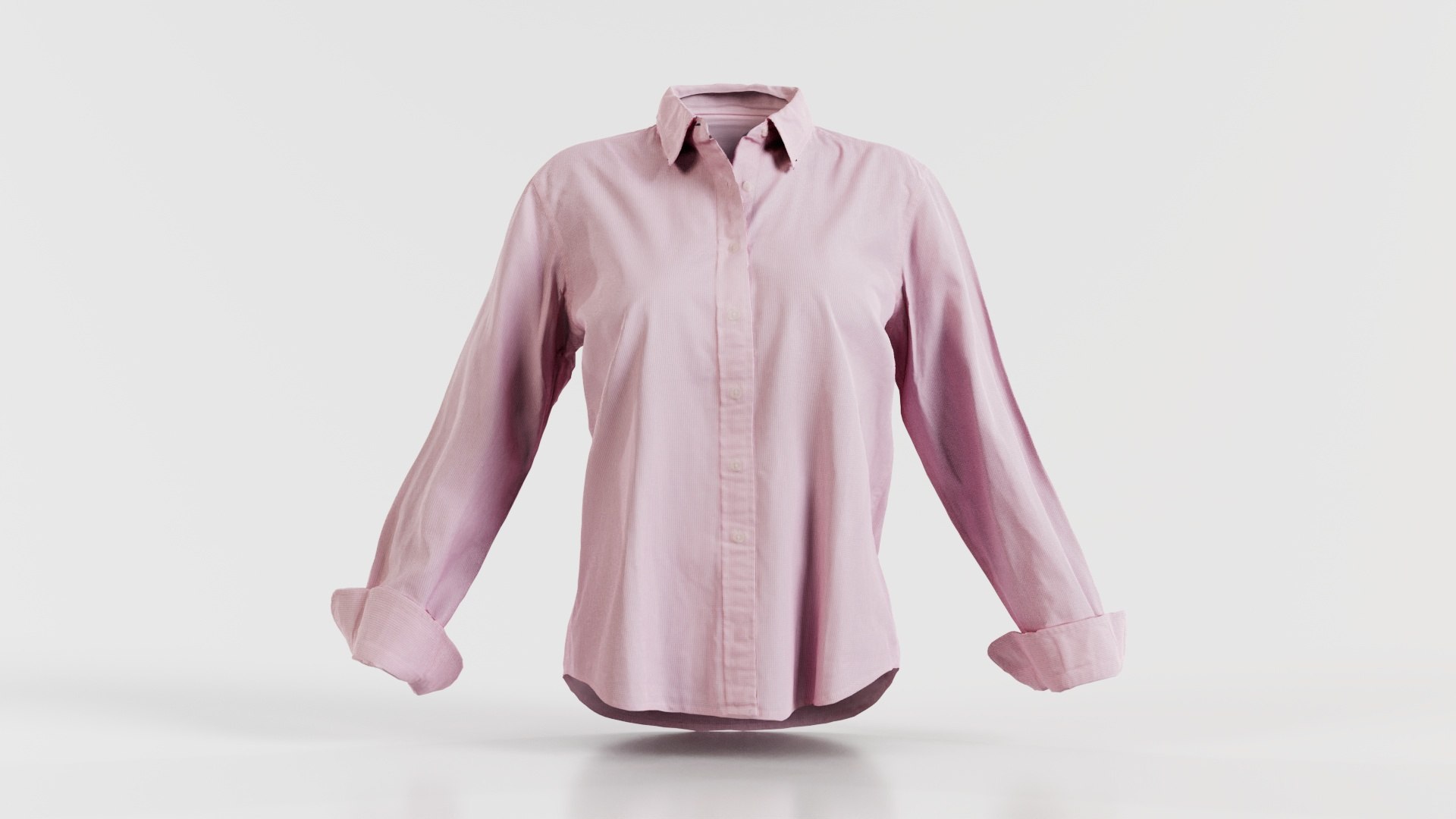 3D Pink Simple Shirt Remastered - TurboSquid 2361775