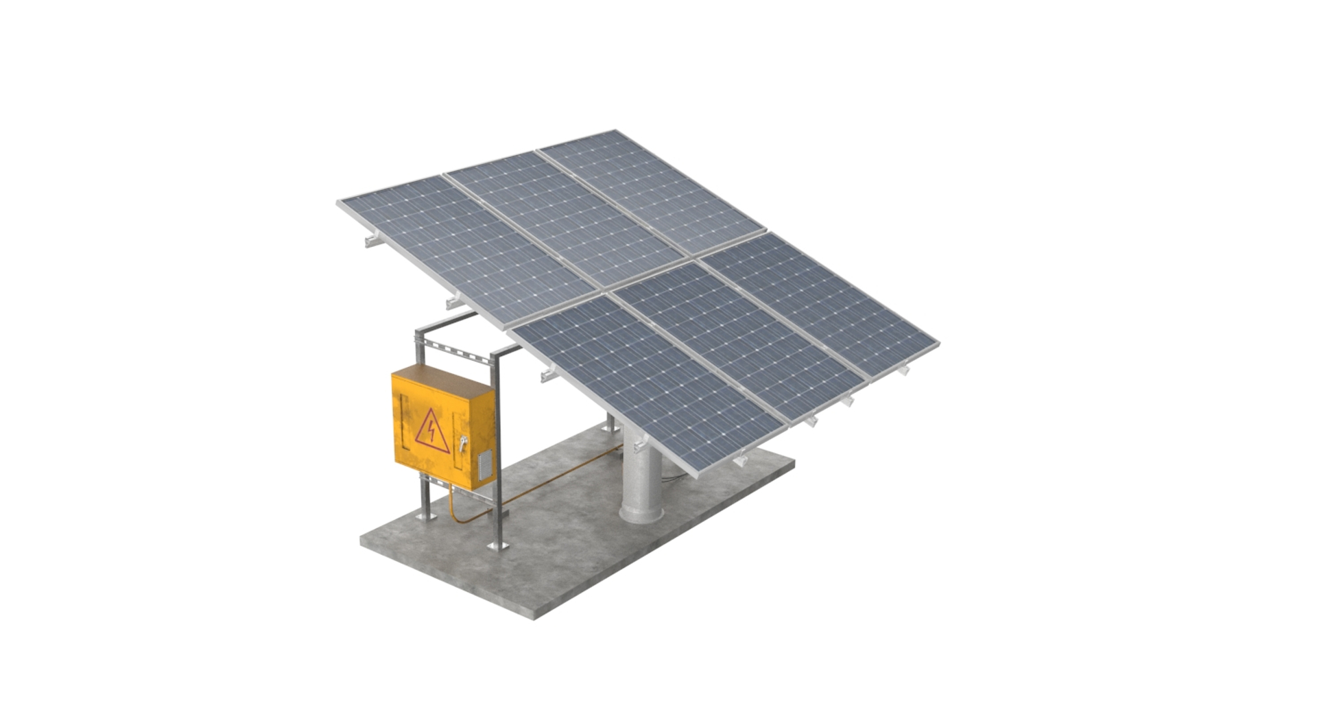 3D Solar Panel Model - TurboSquid 1390235