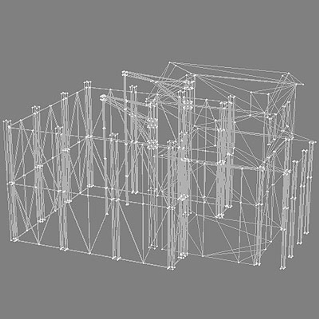 Historical Quarry Stone Buildings 3d Model