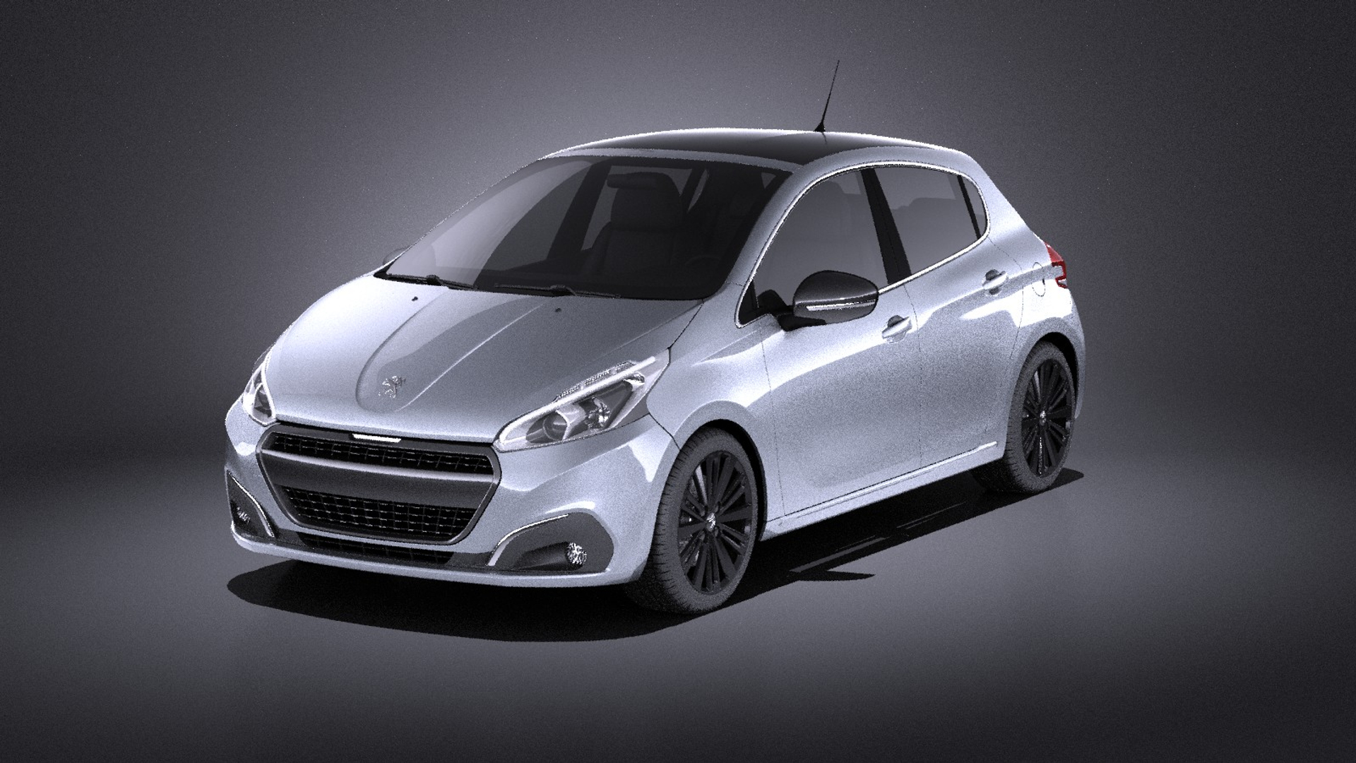 Peugeot 208 5-door 3D - TurboSquid 1201146