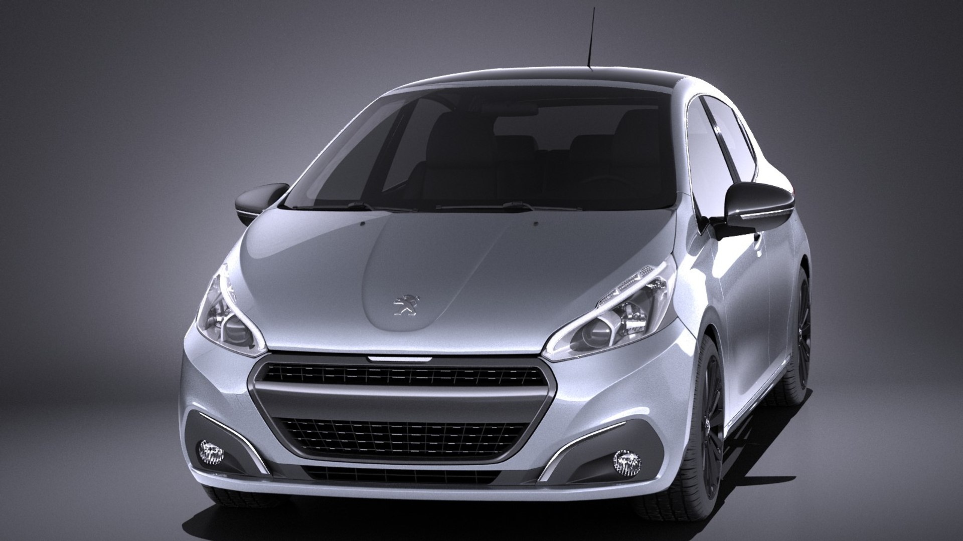 Peugeot 208 5-door 3D - TurboSquid 1201146