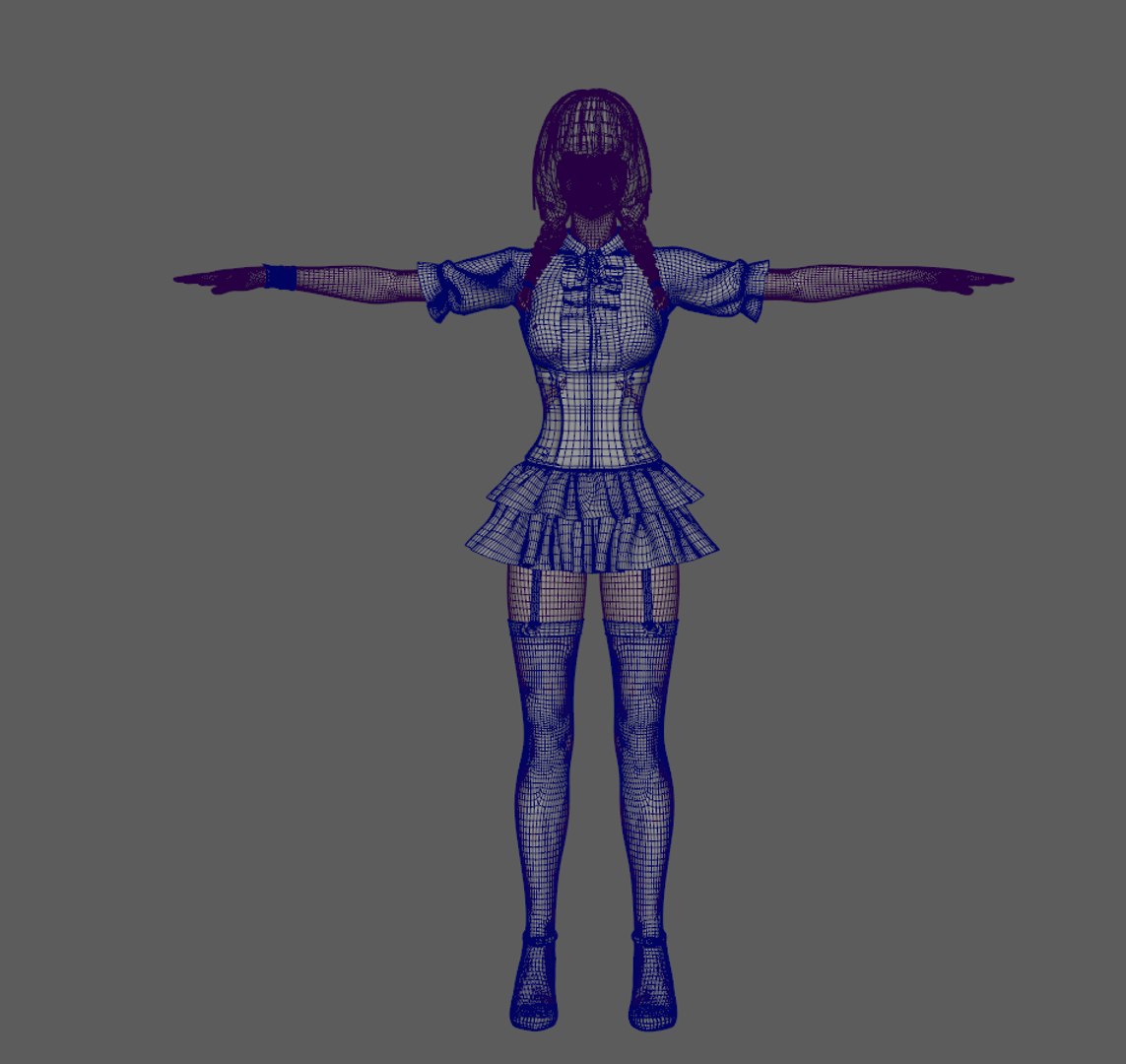 Female Character 3D - TurboSquid 1682229