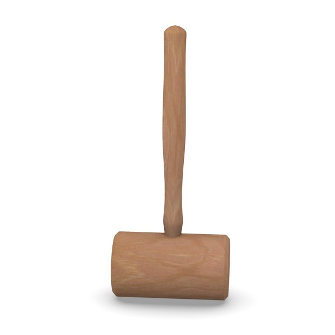 wooden mallet 3ds