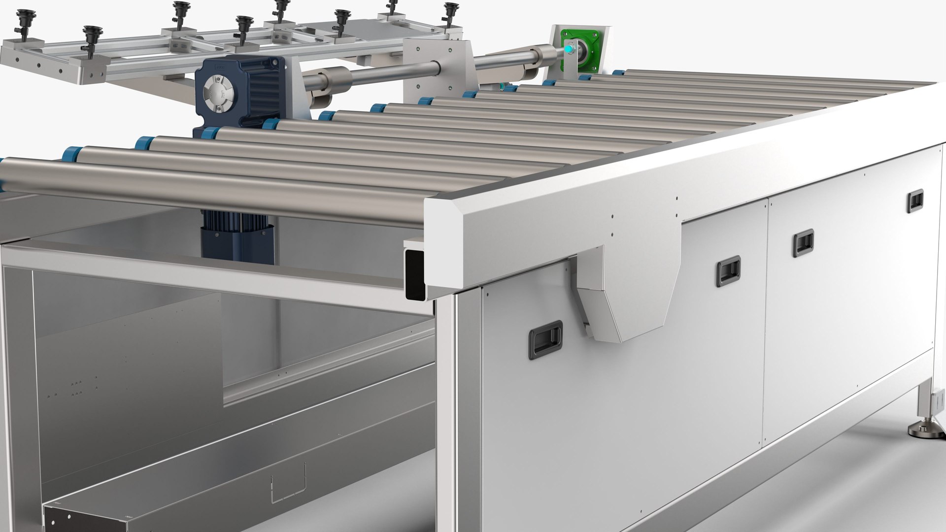 Sheet Turning Roller Conveyor 3D - TurboSquid 2209375