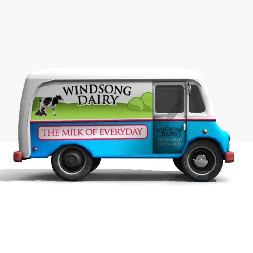 Max Old Fashioned Milk Truck