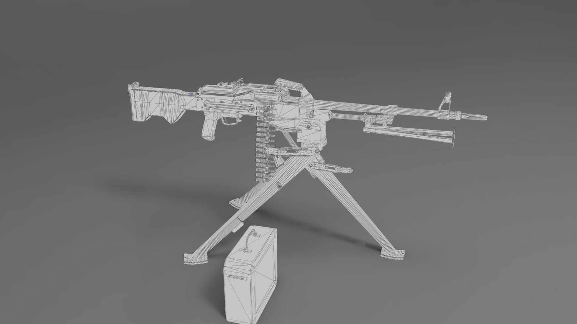 M84 Machine Gun Tripod Obj