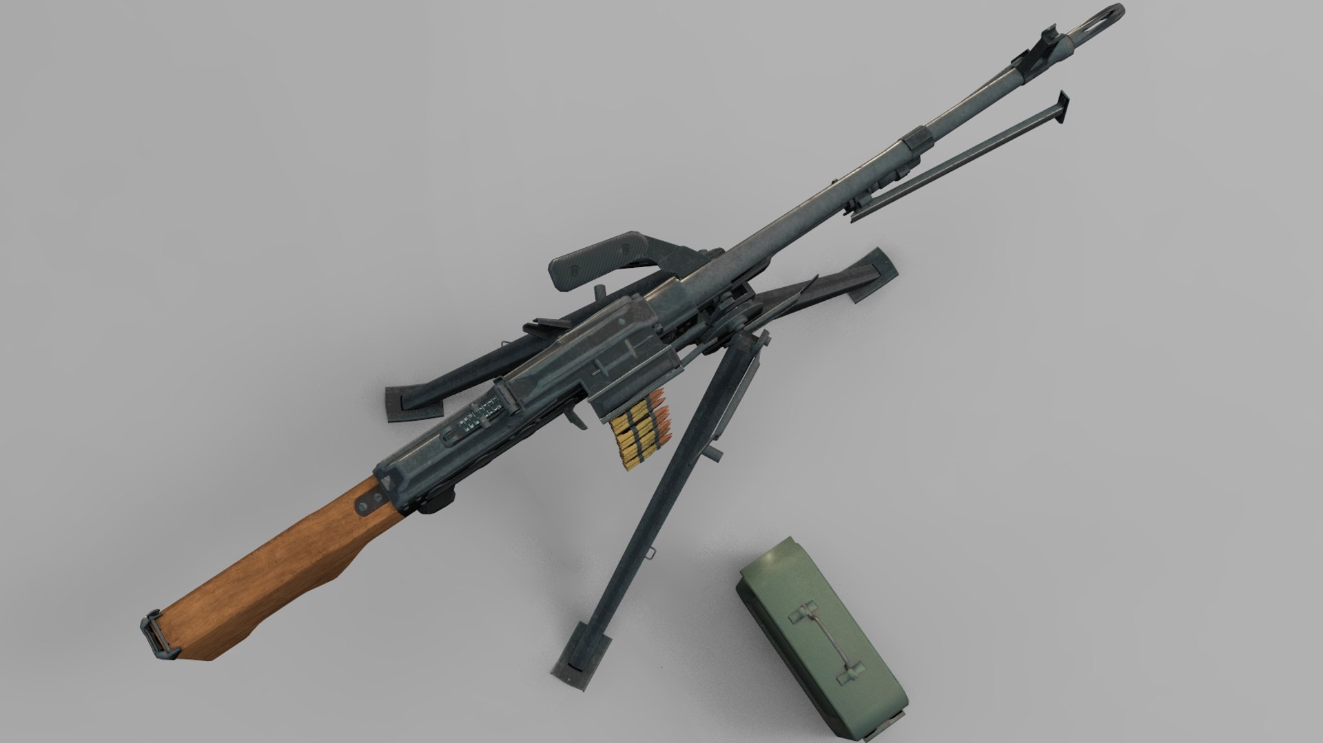 M84 Machine Gun Tripod Obj