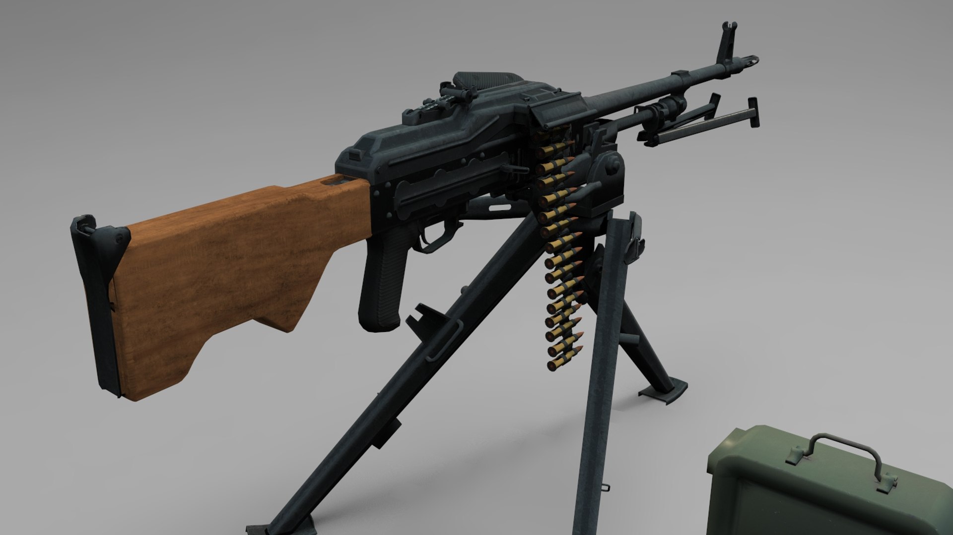 M84 Machine Gun Tripod Obj