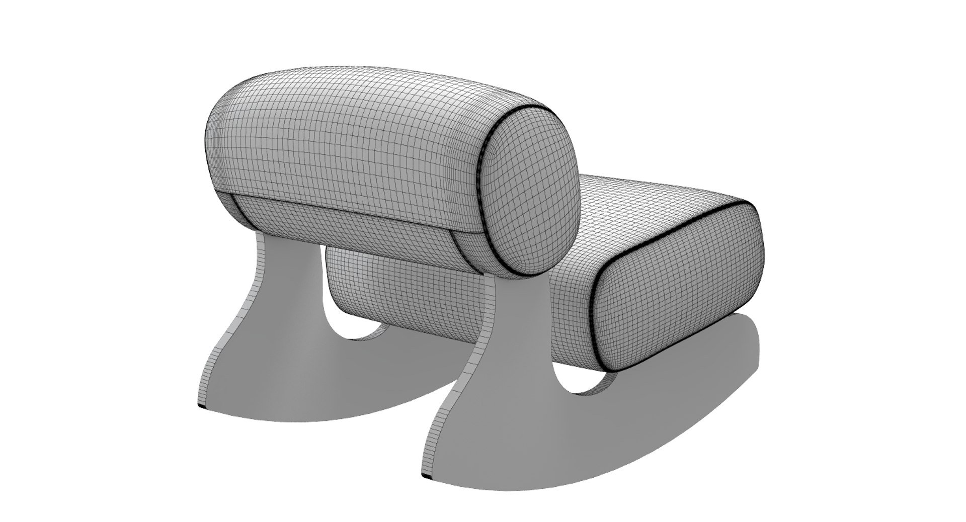 3d Model Chair Rocking Rocker