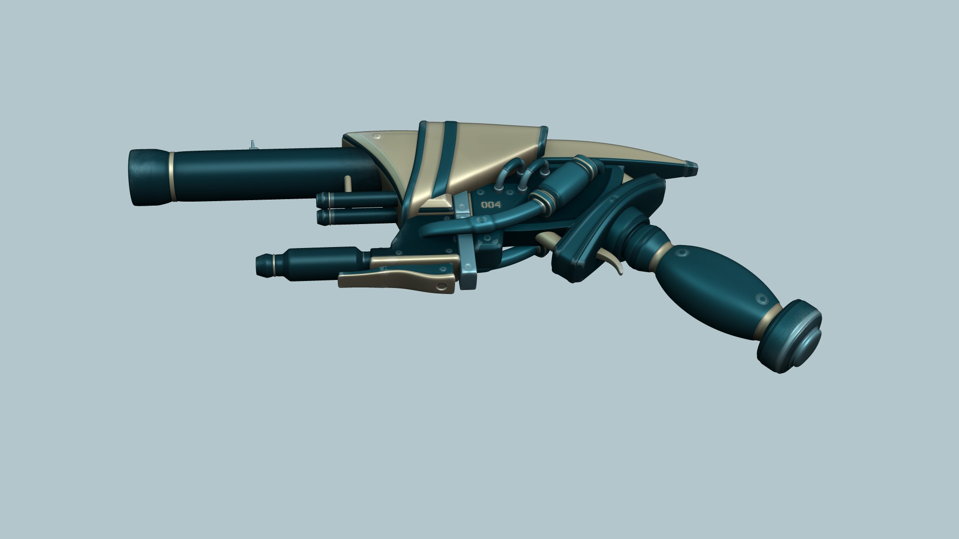 3D Model Gun Sci-fi Sci - TurboSquid 1674309