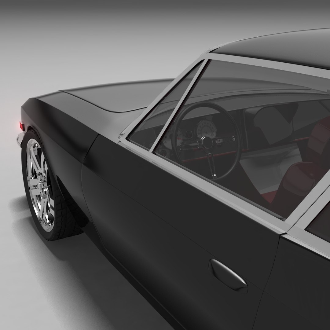 Jensen Interceptor 3d Model