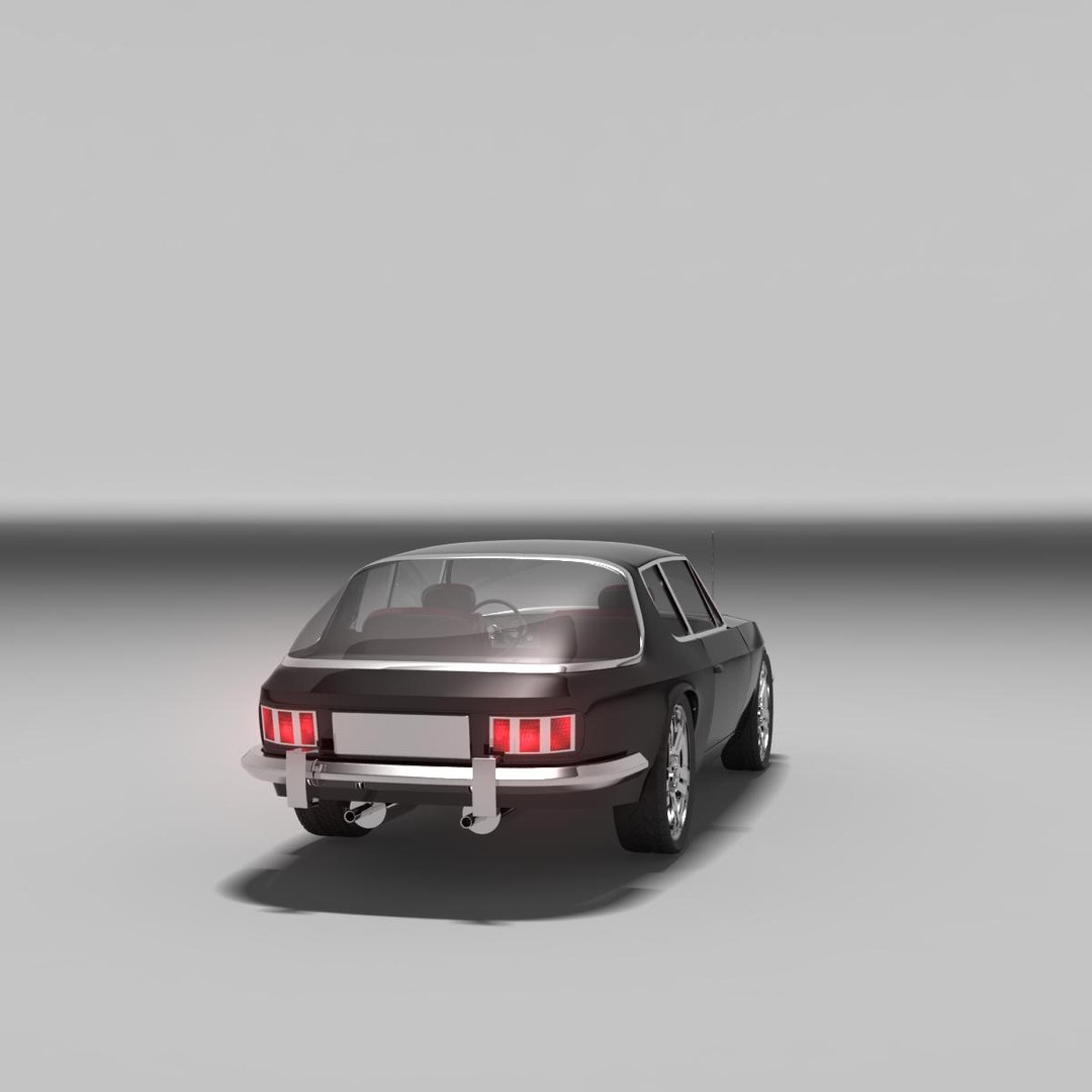 Jensen Interceptor 3d Model