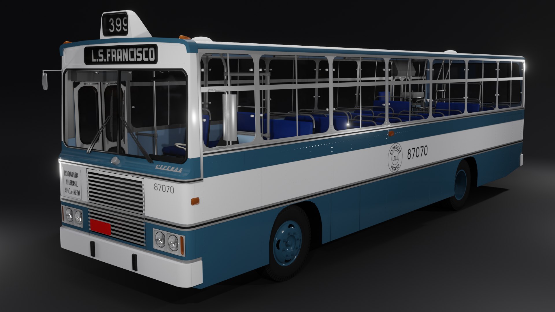 3D Ciferal Urbano Longo MB LPO 1113 Pegaso Model - TurboSquid 2027994