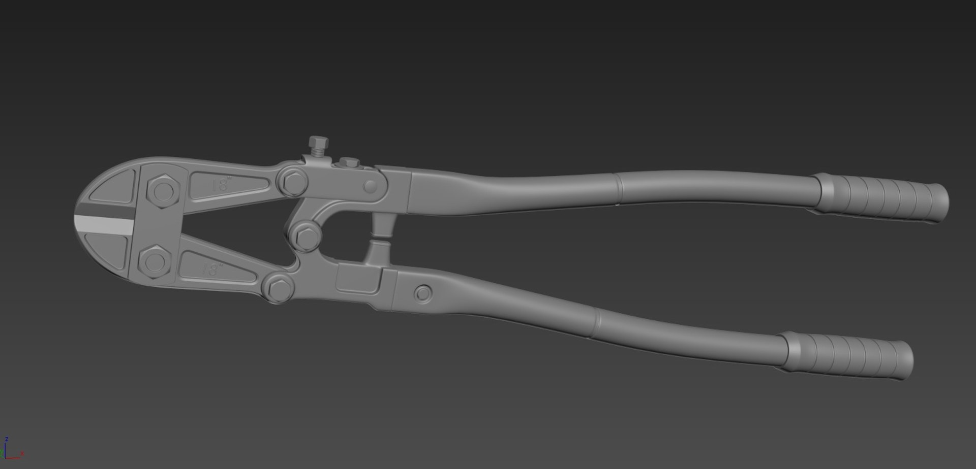 3D Bolt Cutter Model - TurboSquid 1275332
