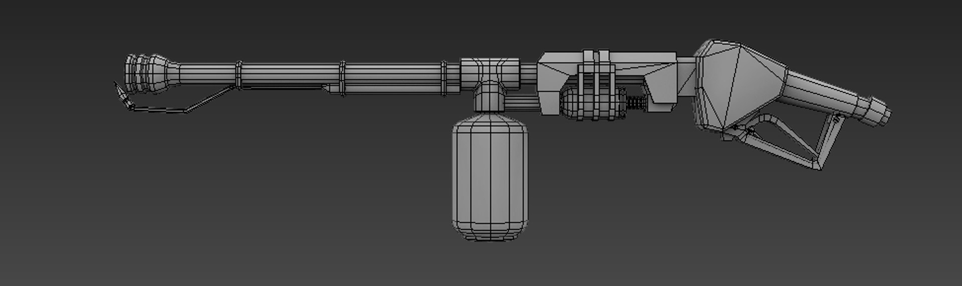 3d Model Flame Thrower M Turbosquid 1188818