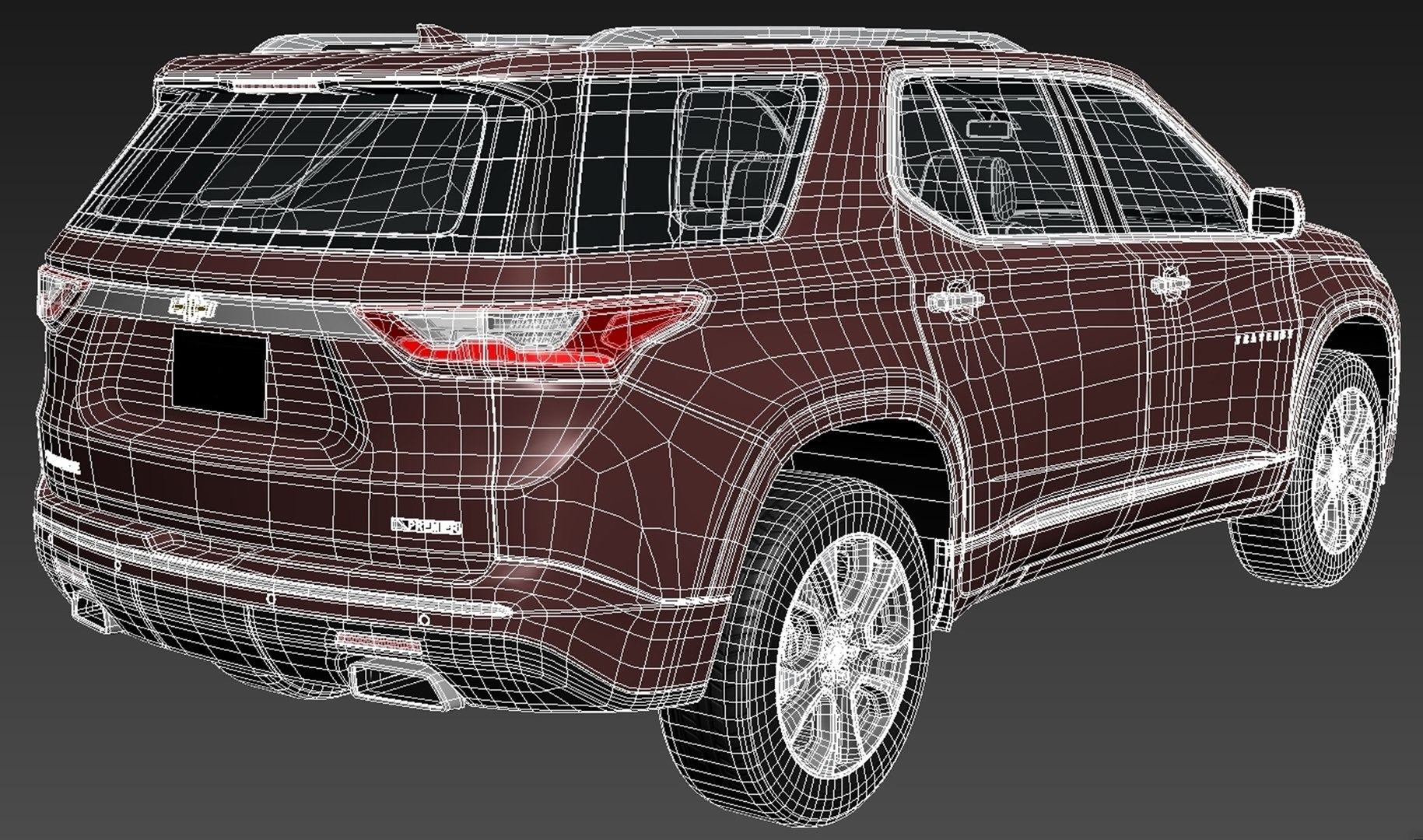 3D Chevrolet Traverse 2018 - TurboSquid 2220990