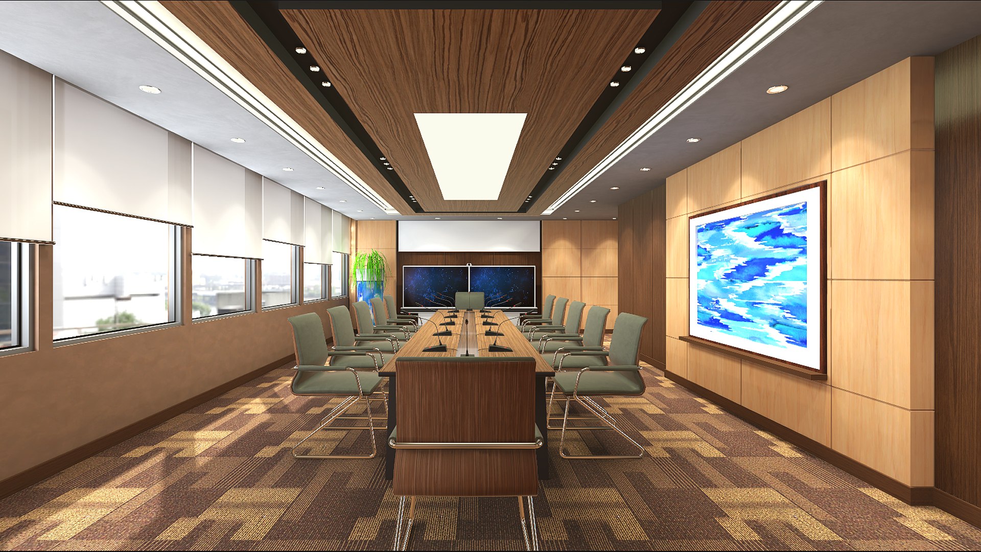 3D Model Conference Room 01 - TurboSquid 1585928