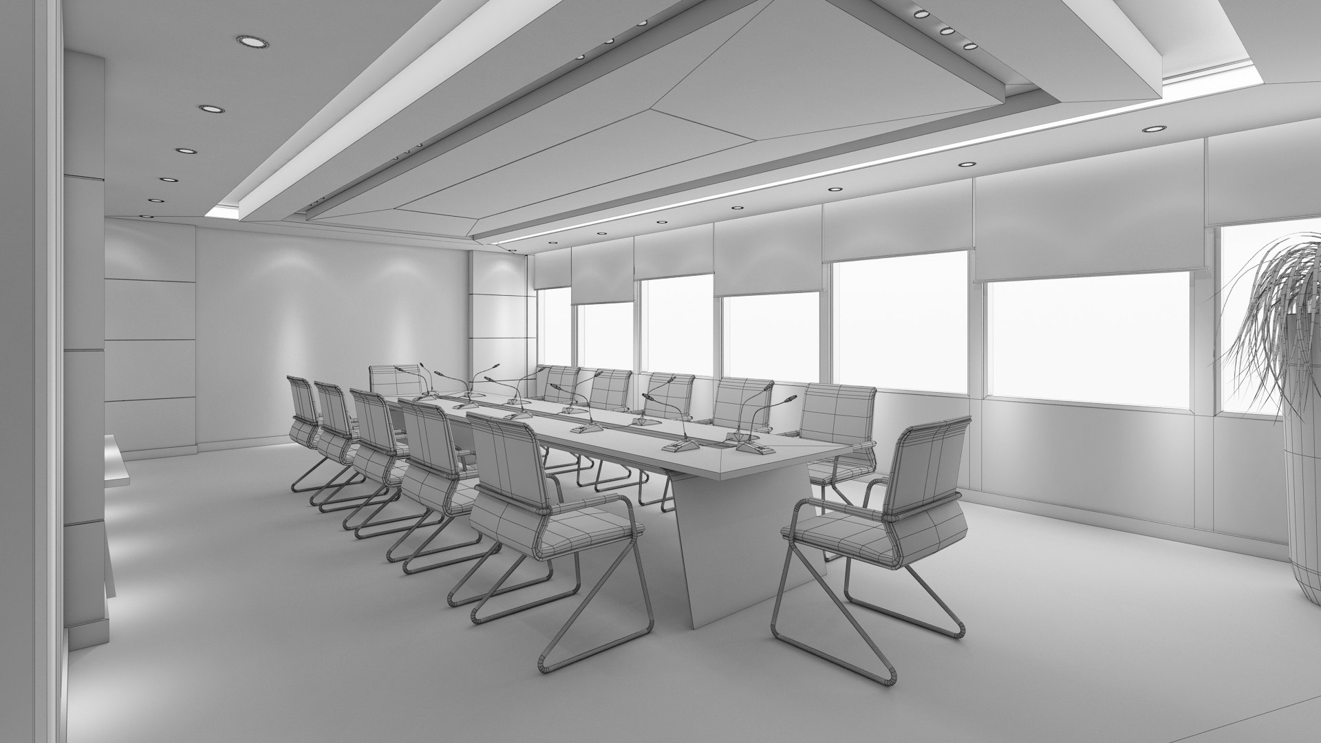 3D Model Conference Room 01 - TurboSquid 1585928
