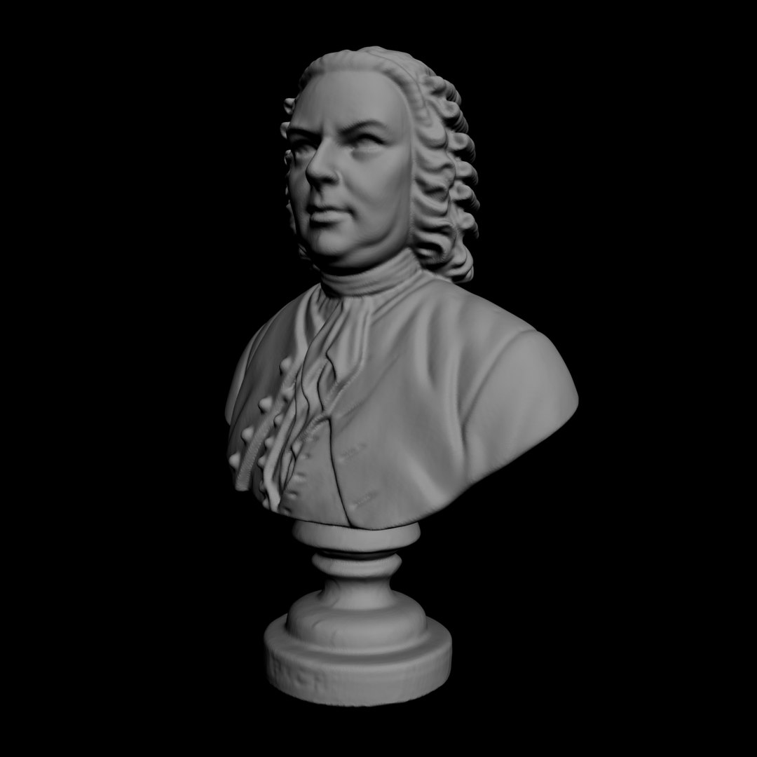 Bach German Musician Model - TurboSquid 1208541