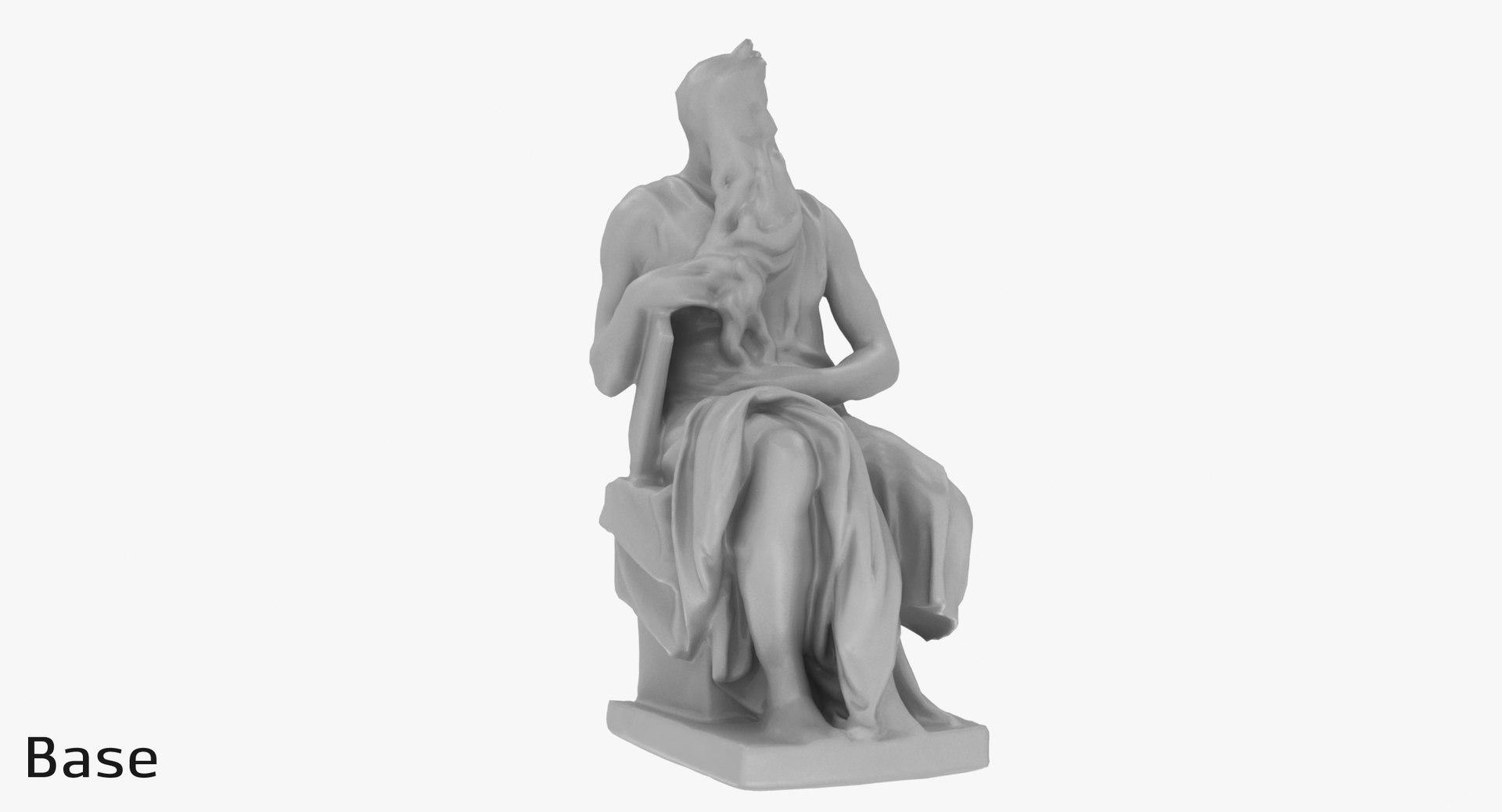 Moses statue 3D model - TurboSquid 1324065