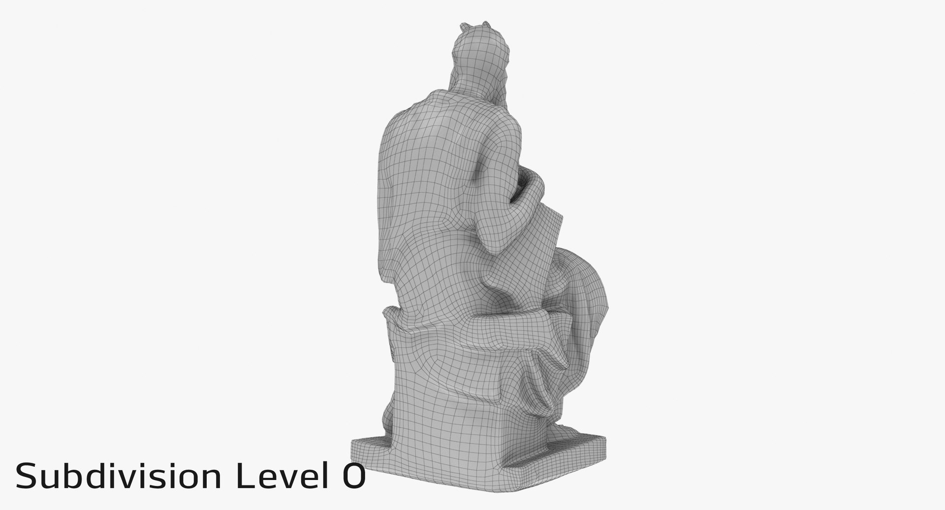 Moses statue 3D model - TurboSquid 1324065