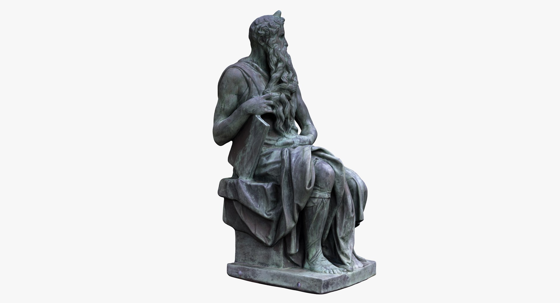 Moses statue 3D model - TurboSquid 1324065