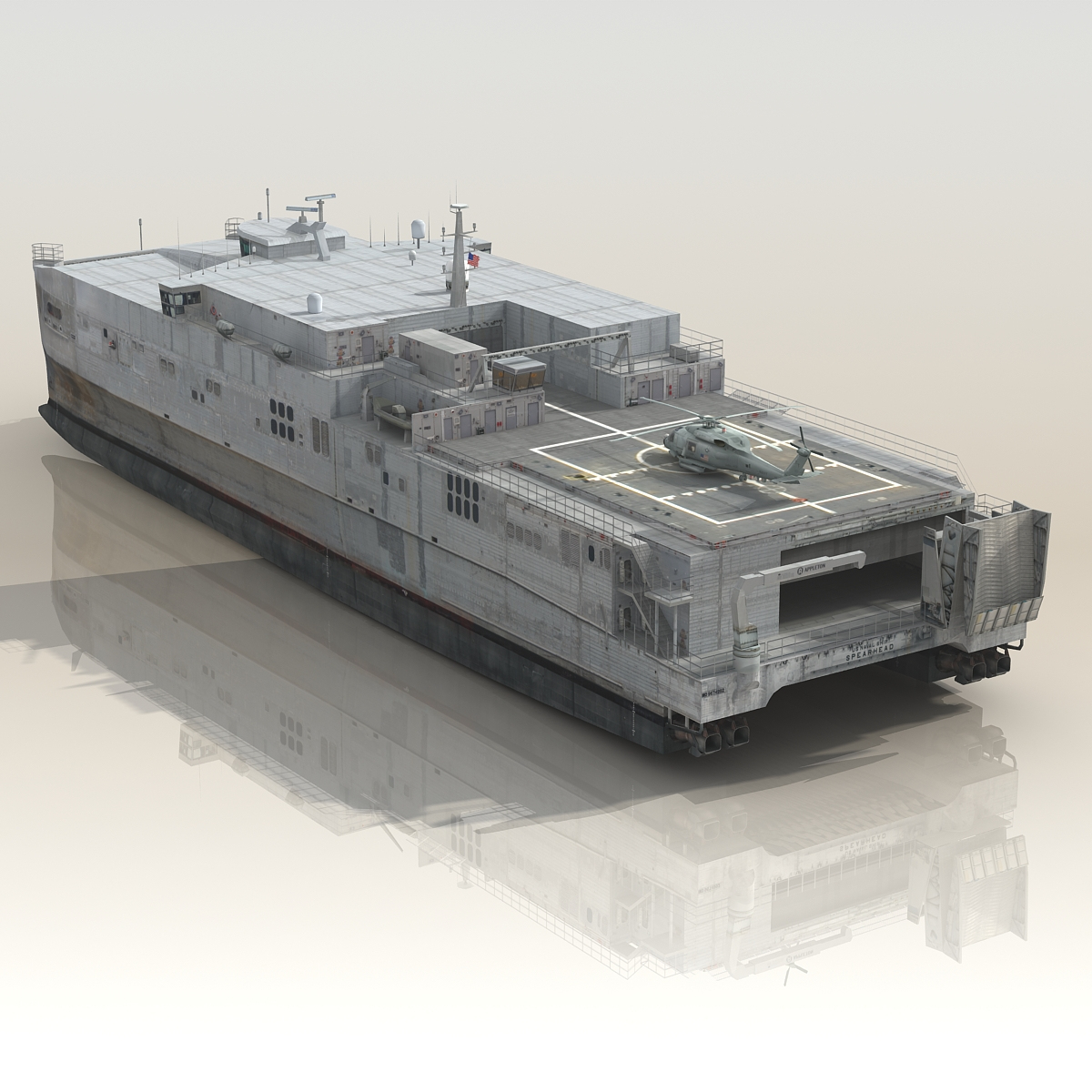 usns spearhead jhsv-1 3d 3ds