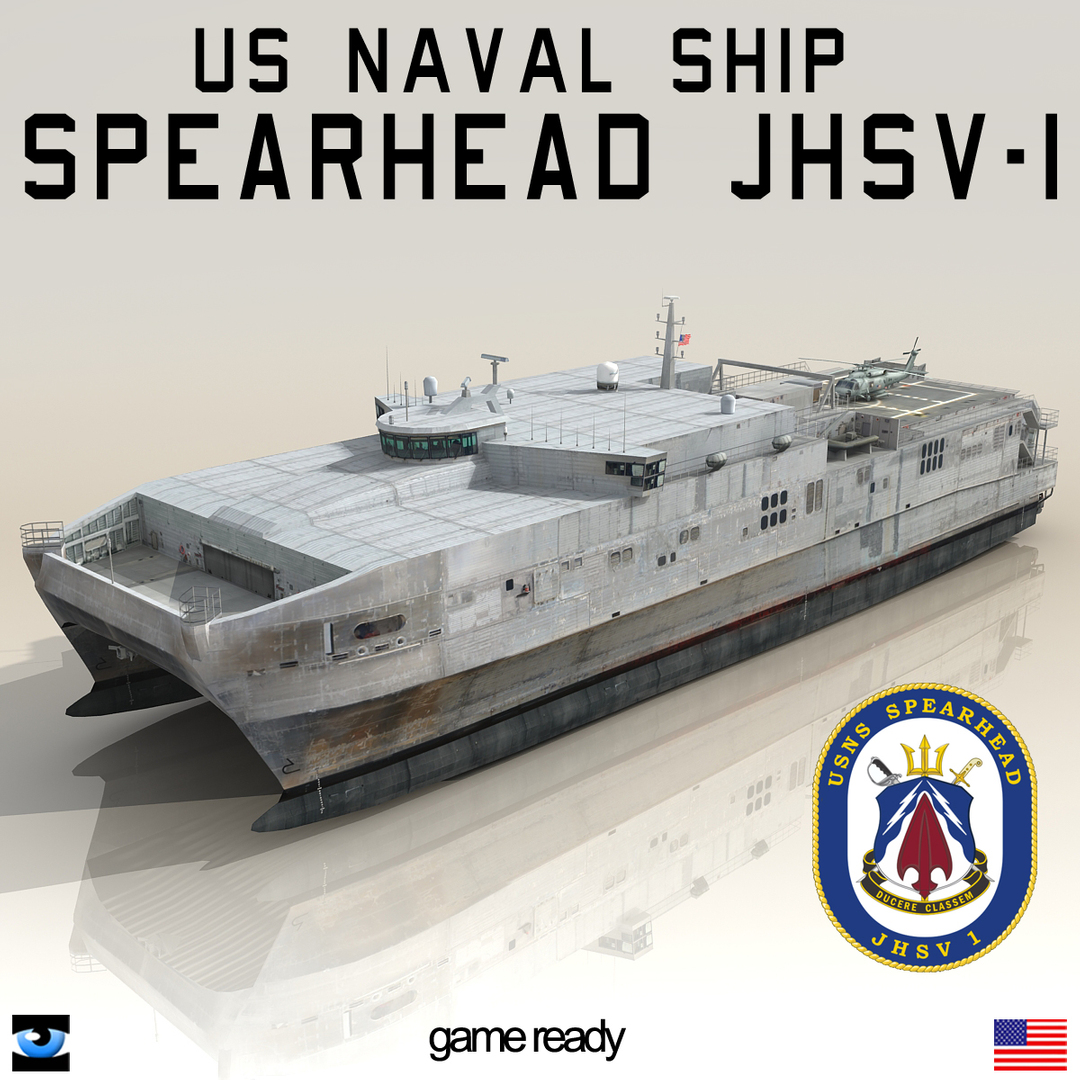 usns spearhead jhsv-1 3d 3ds
