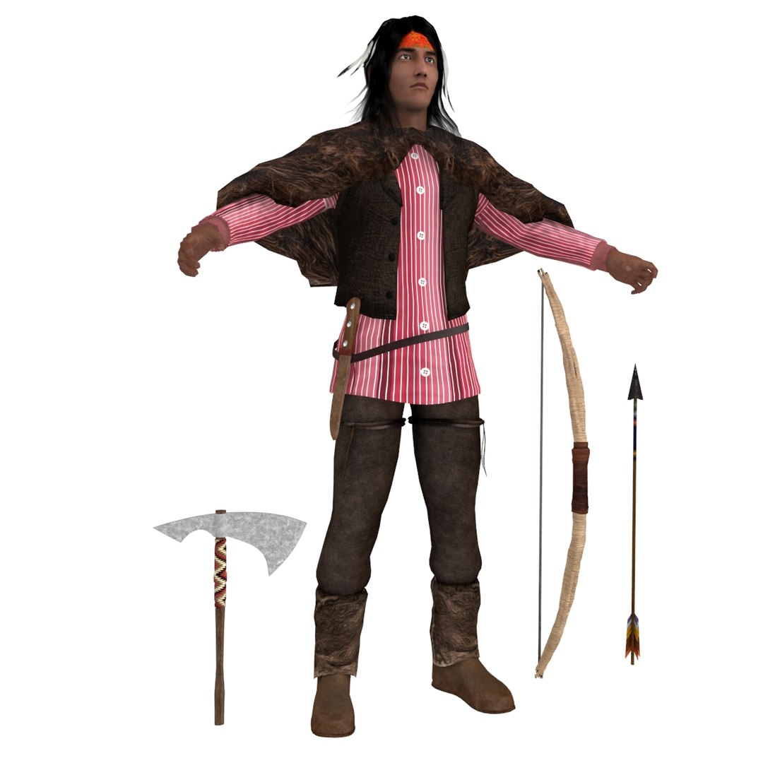 Native American Model - TurboSquid 1271863