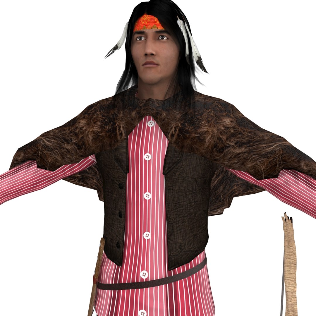 Native American Model - TurboSquid 1271863