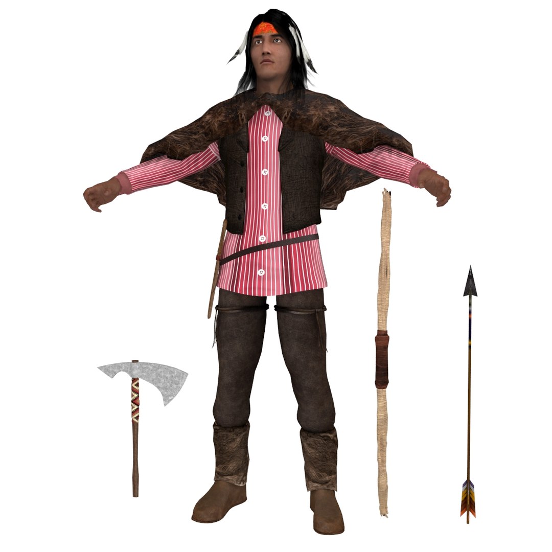 Native American Model - TurboSquid 1271863
