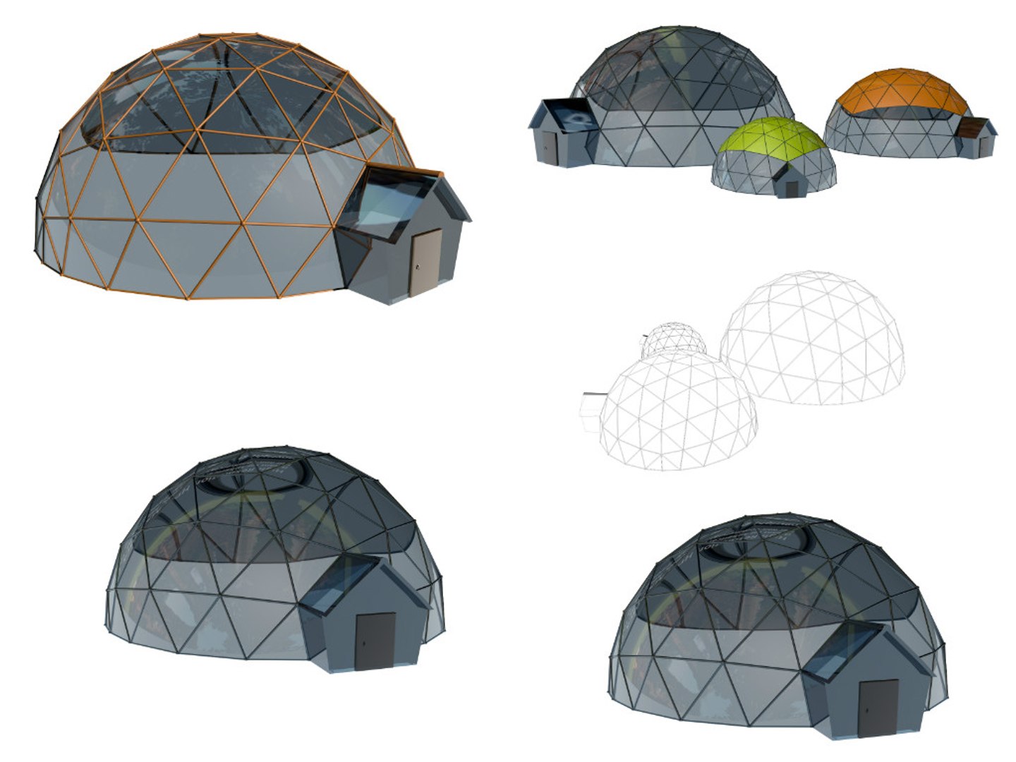 3d Geodesic Dome