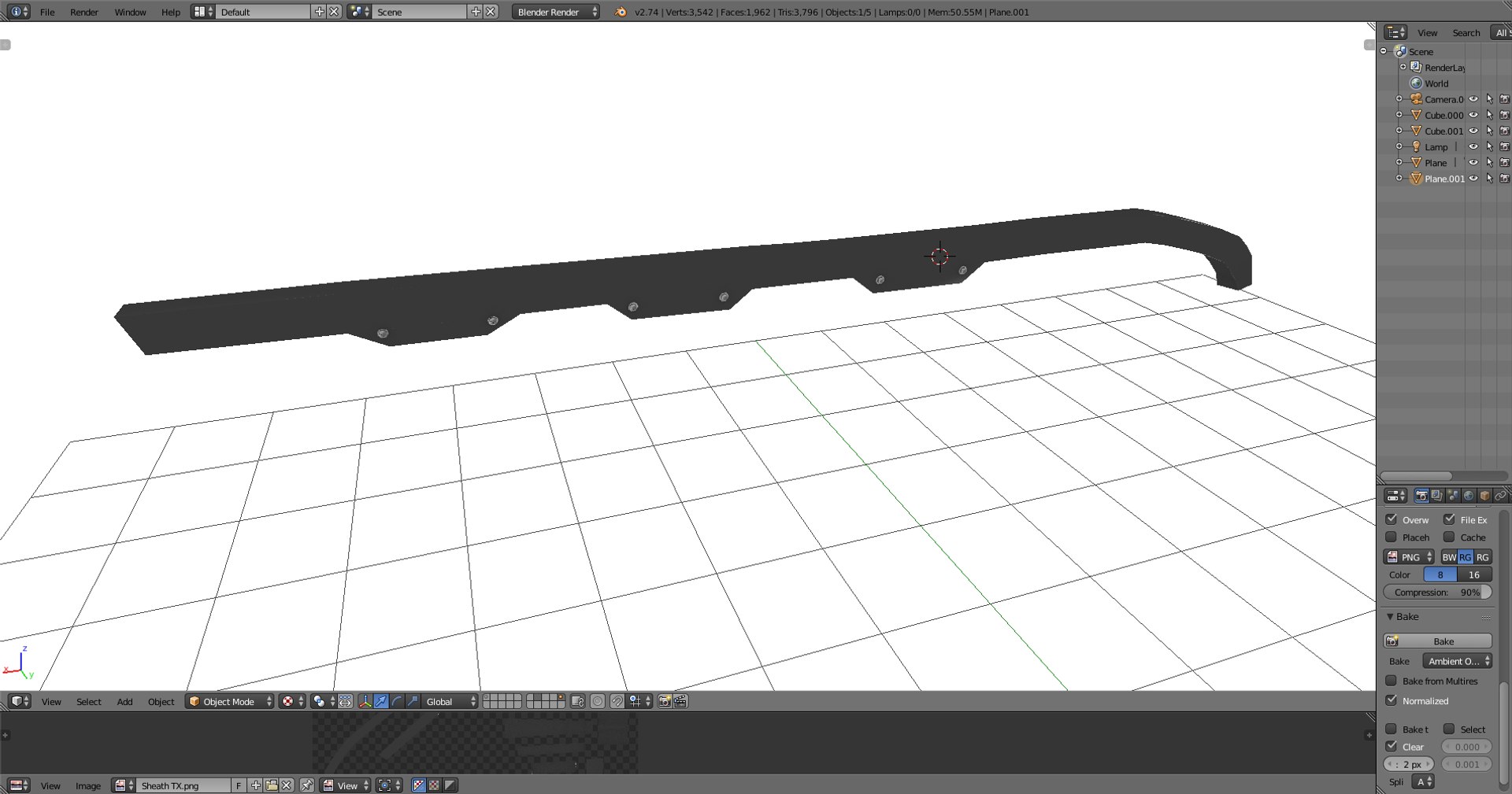 Blender Sword Raiden