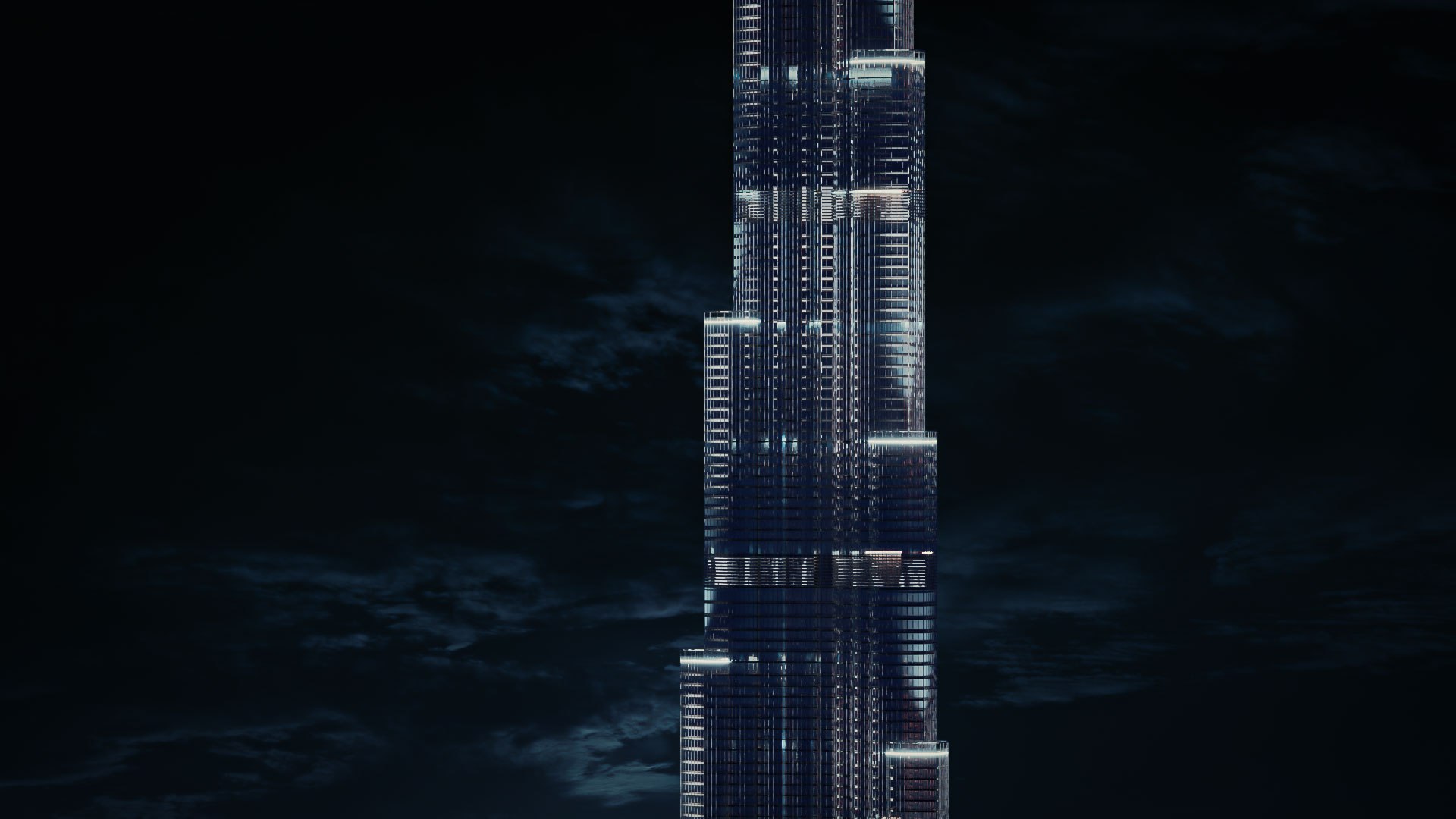 Burj Khalifa - Full Lighting Setup Model - TurboSquid 1991211