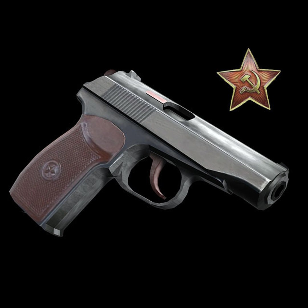 3d Pistols Serve 3d-model Russian Makarov Model