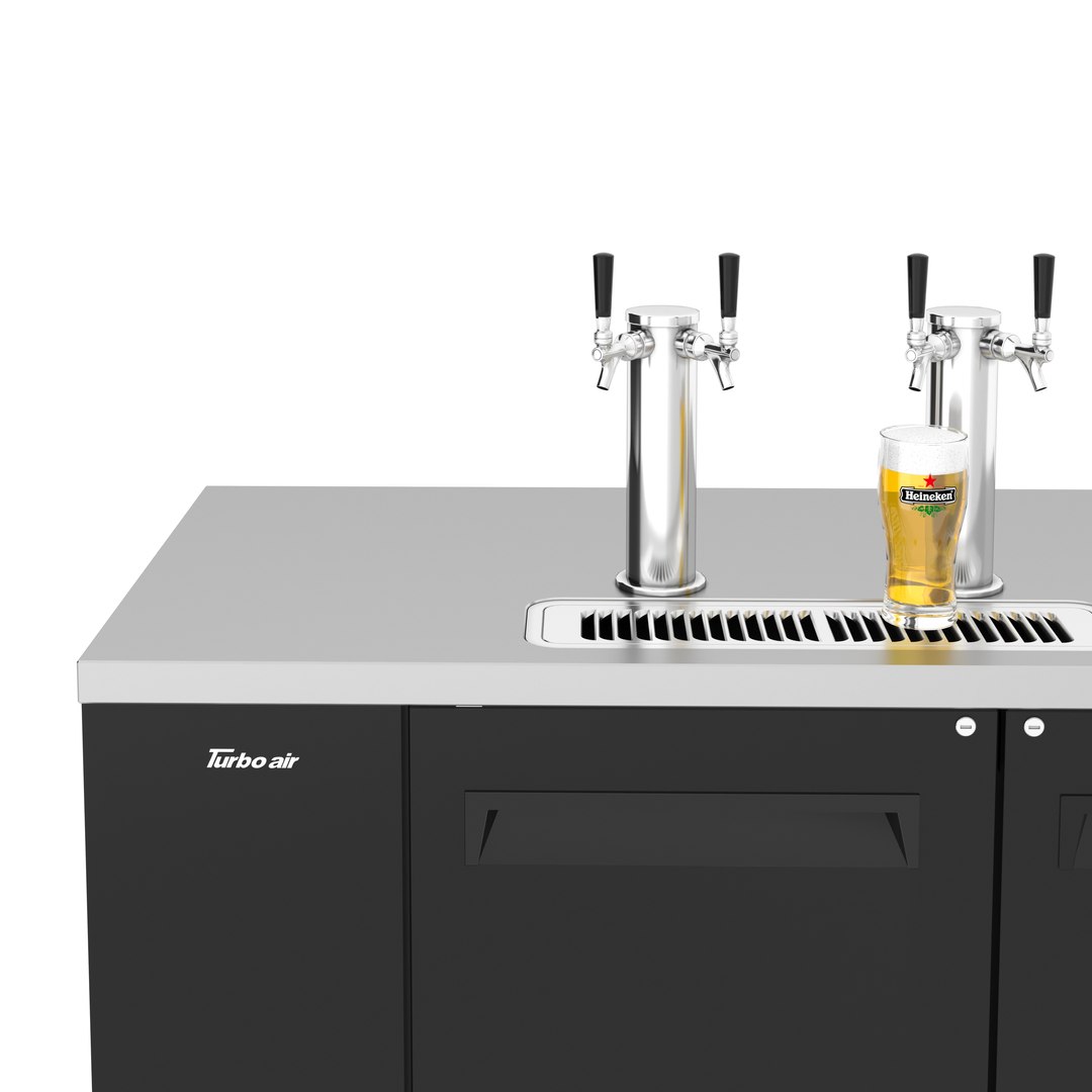 Beer Dispenser Turbo Air TBD-2S 3D 3D Model - TurboSquid 2054078