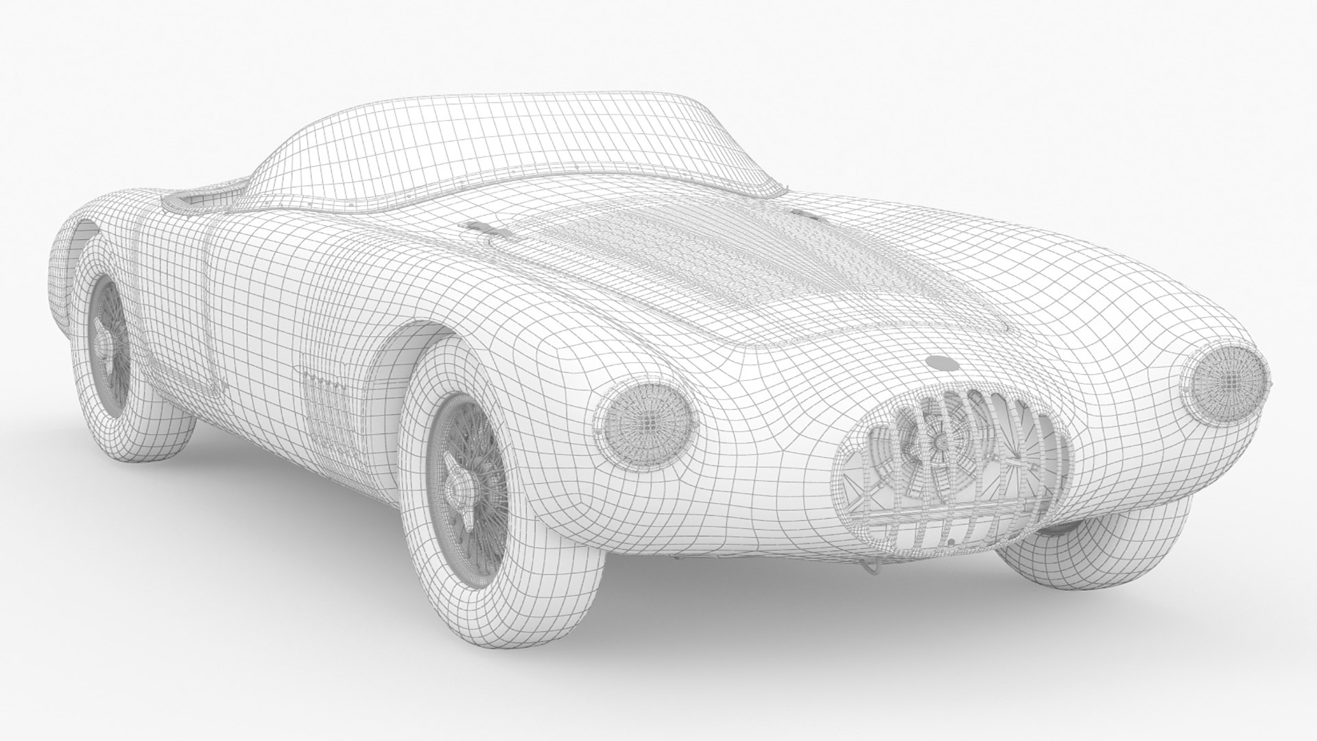 3D Osca Car Navy Blue - TurboSquid 2239475