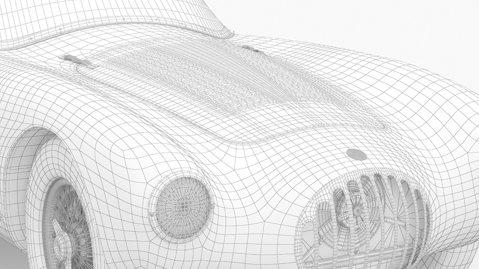 3D Osca Car Navy Blue - TurboSquid 2239475