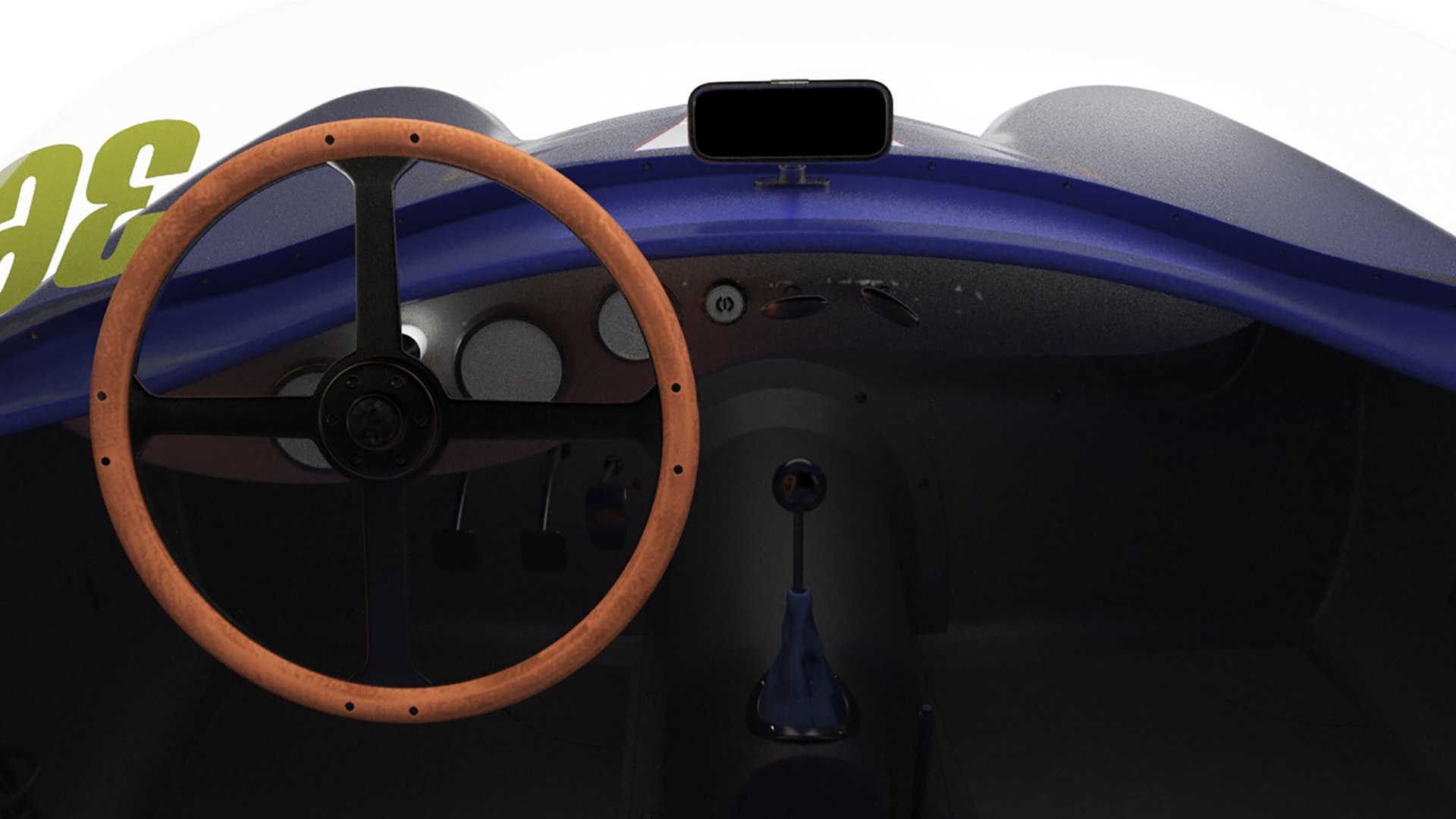 3D Osca Car Navy Blue - TurboSquid 2239475
