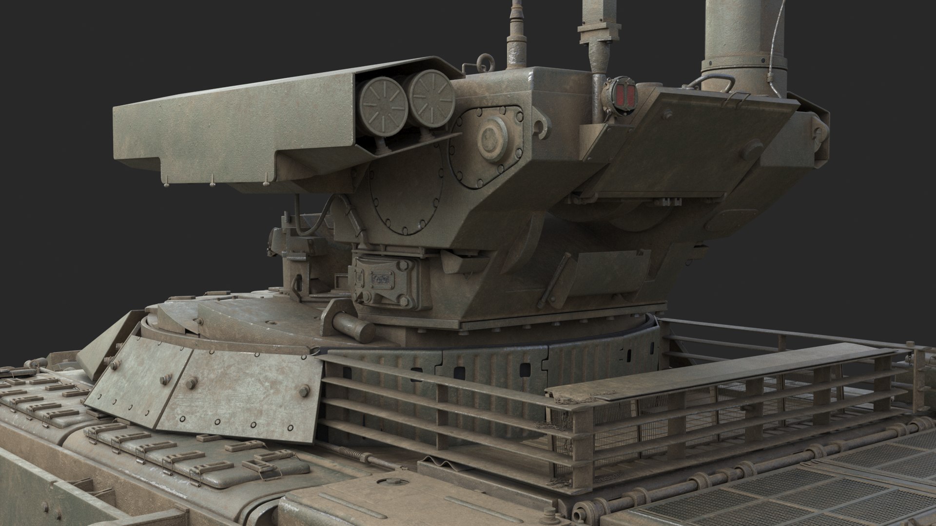 3D Tank Terminator BMP 72 Green Dirty - TurboSquid 2053636