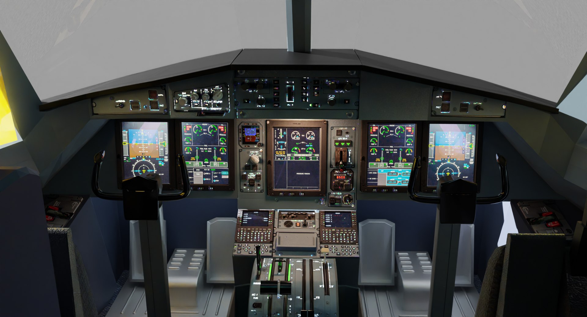 3D ART 72 600 Cockpit - TurboSquid 2103857