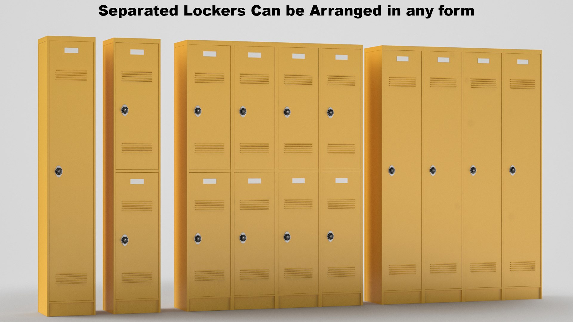 Lockers 02 model - TurboSquid 1794437