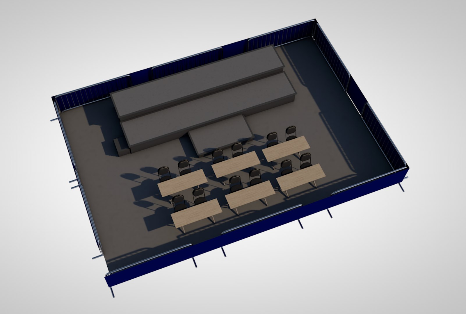 Press Risers 3D Model - TurboSquid 1399322