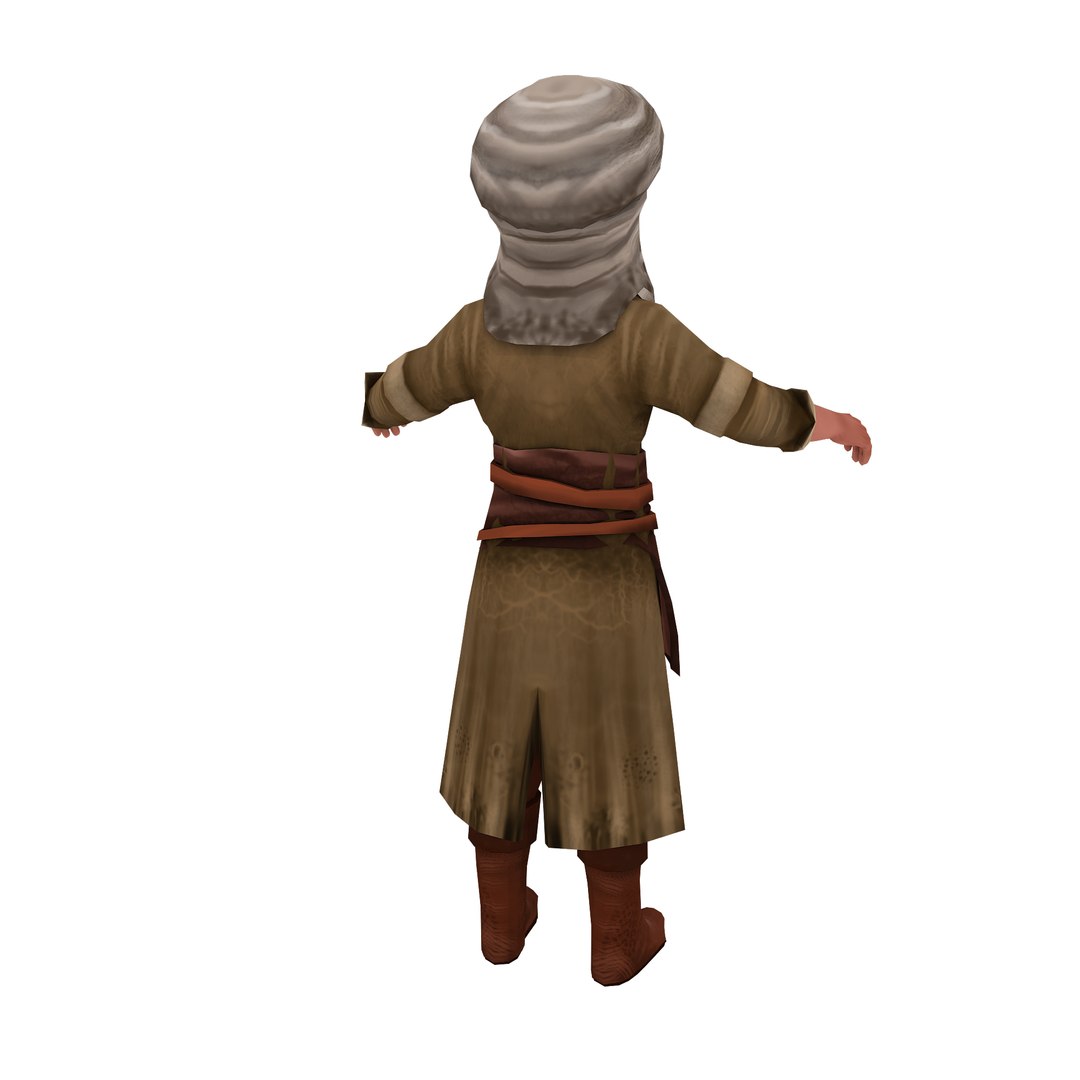 3D Man Turban - TurboSquid 1454812