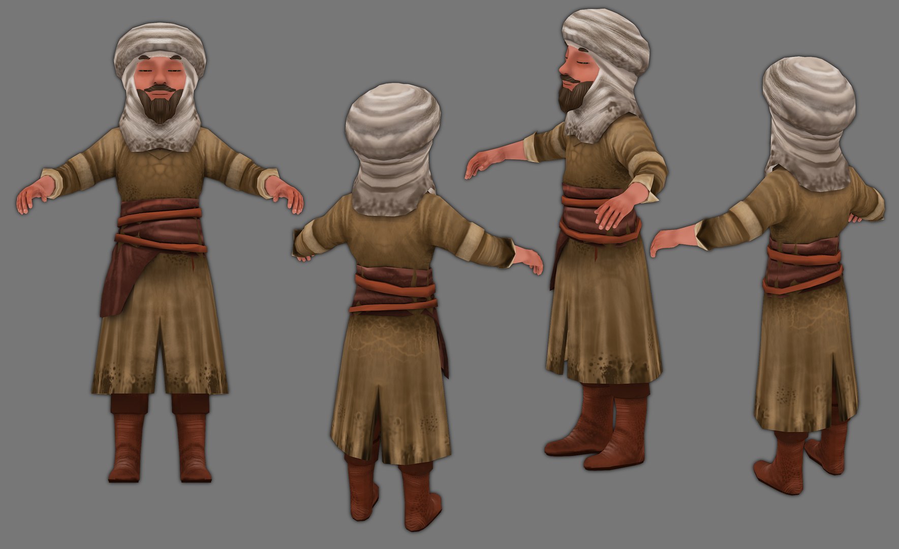 3D Man Turban - TurboSquid 1454812