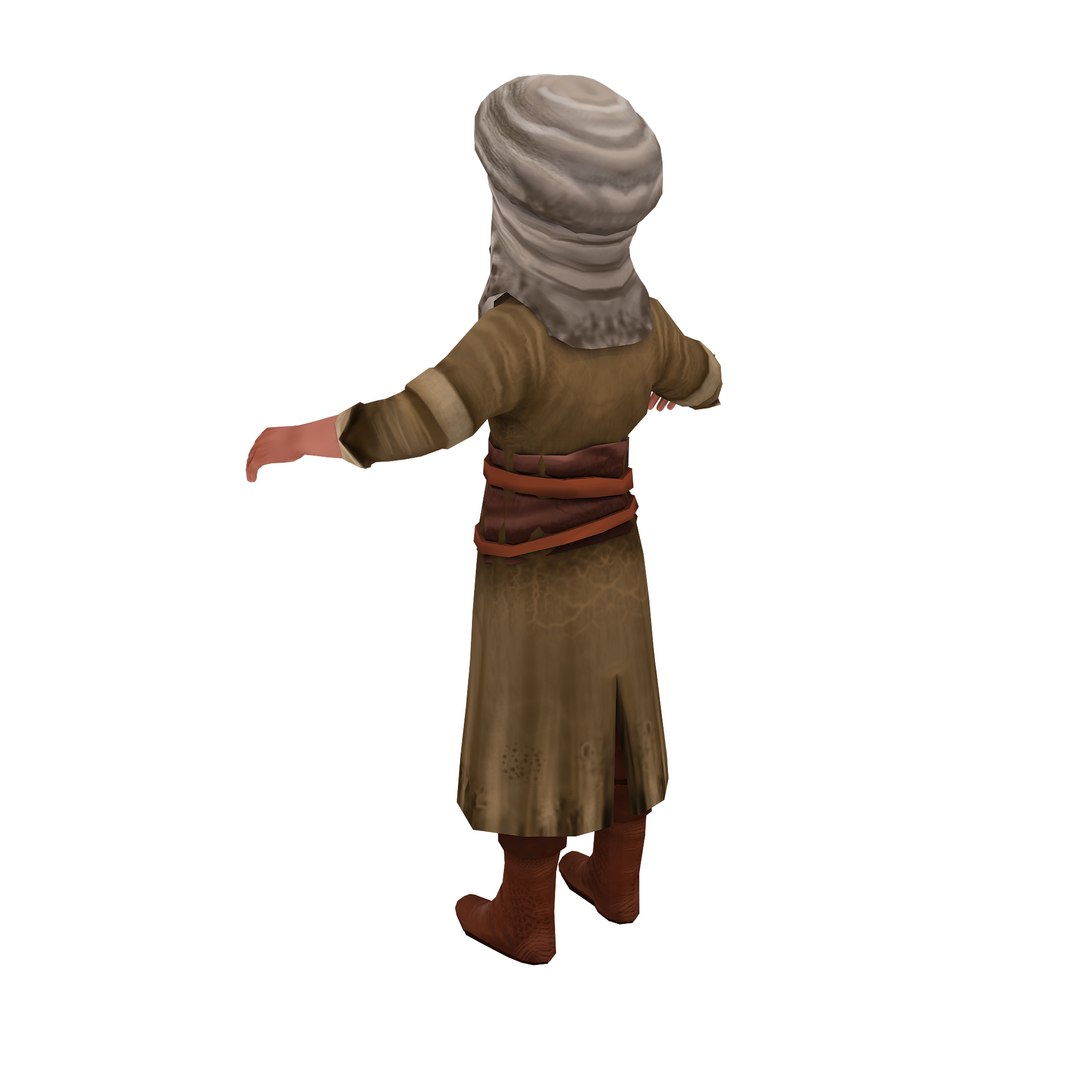 3D Man Turban - TurboSquid 1454812