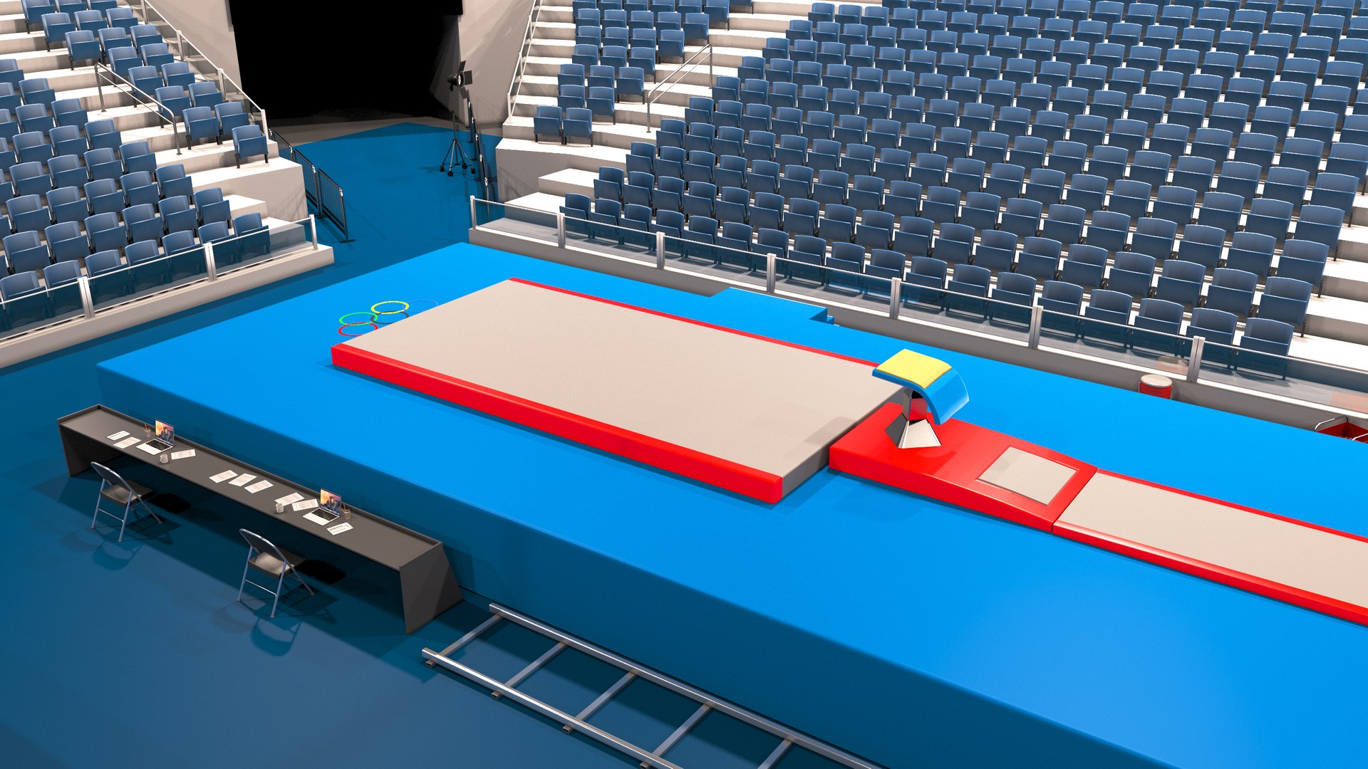Gymnastics Arena 3D Model - TurboSquid 1898739
