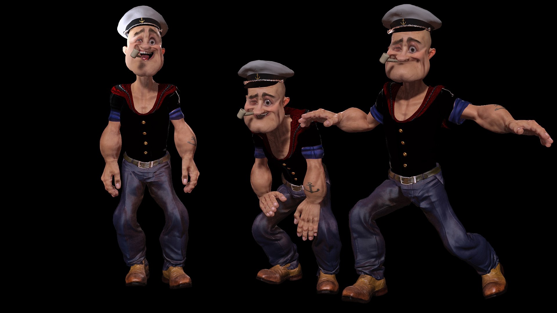 Sailor Man 3D Model - TurboSquid 2052036