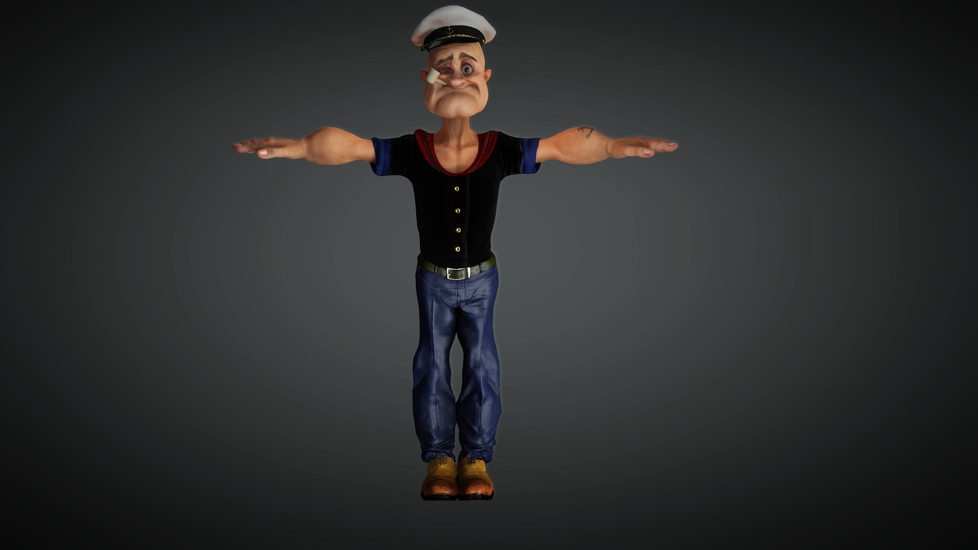 Sailor Man 3D Model - TurboSquid 2052036